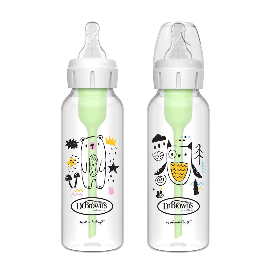 Dr. Brown’s Natural Flow® Anti-Colic Options+™ Narrow Baby Bottle 8oz ...